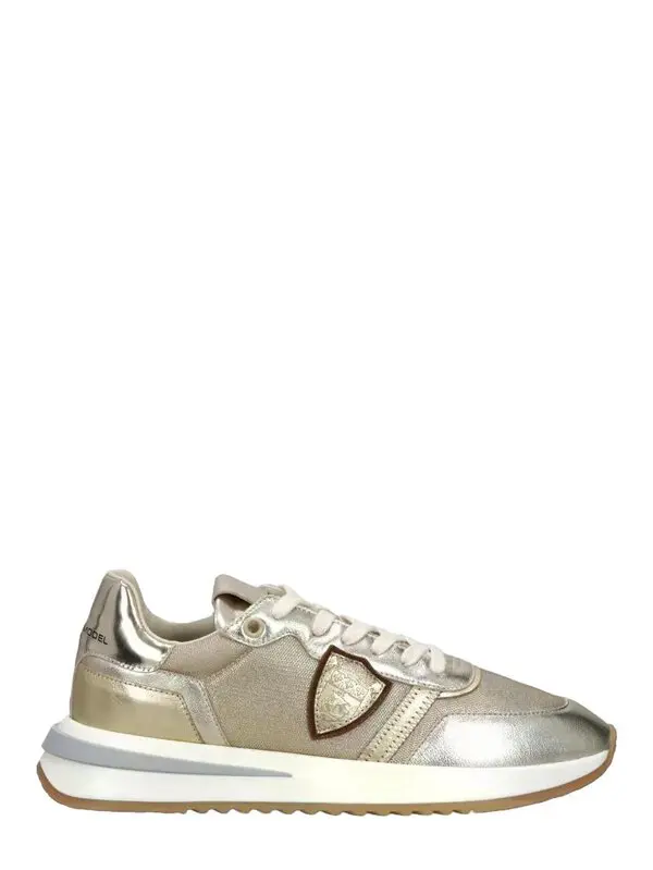 Philippe Model Tropez 2.1 Shield-patch Low-top Sneakers - Gold