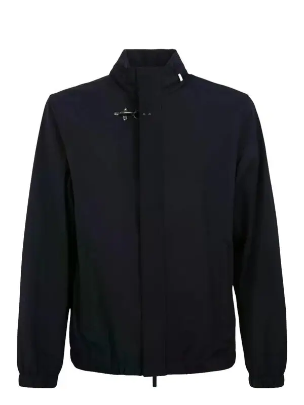 FAY Travel Hook-detail Jacket - Blue
