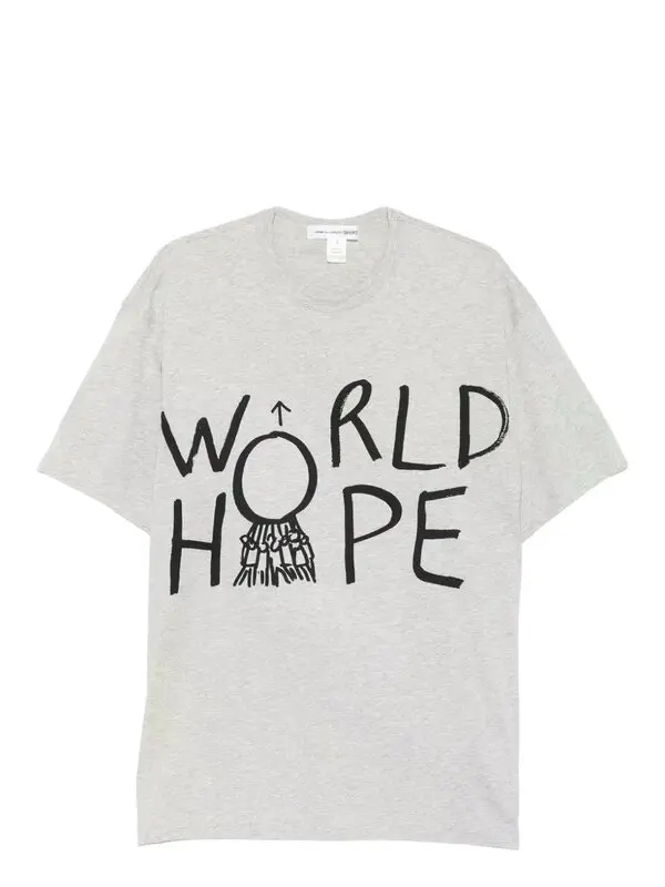 Comme Des Garçons Graphic-print T-shirt - Grey