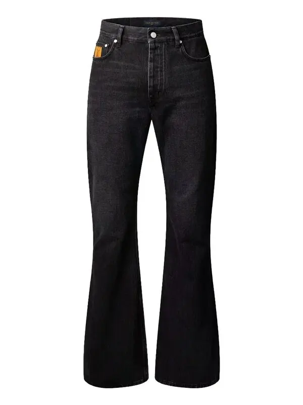 LOUIS VUITTON Flared Jeans - Black