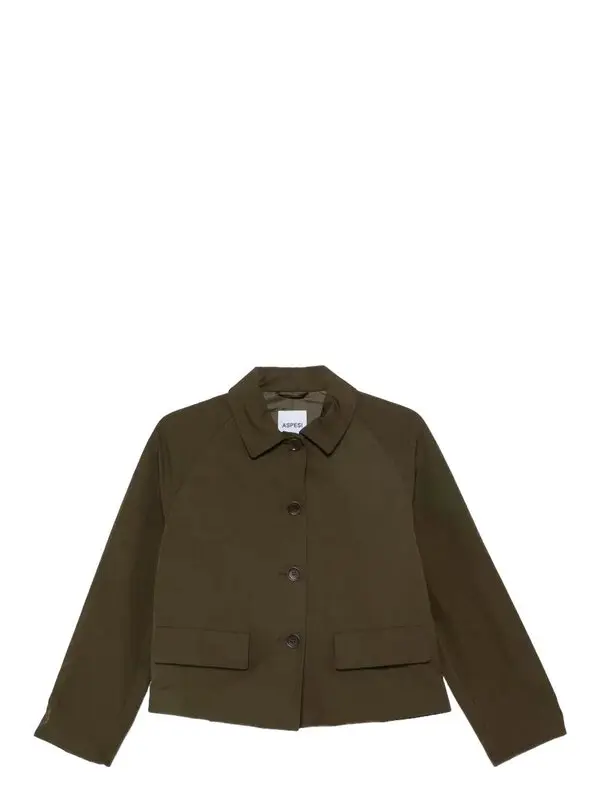 Aspesi Long-sleeve Button-fastening Jacket - Green