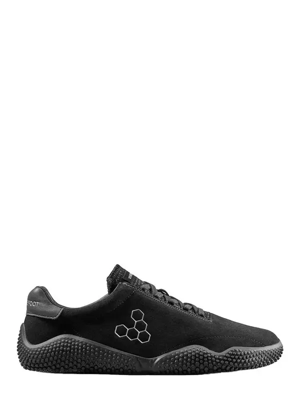 VIVOBAREFOOT Motus Studio Suede Lace-up Sneakers - Black