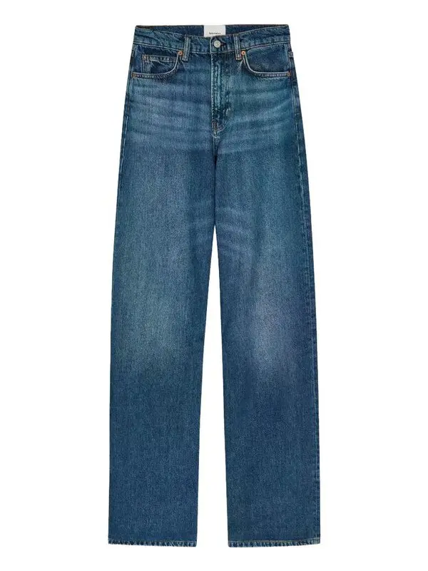 REFORMATION Cary Wide-leg Jeans - Blue