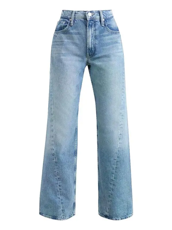 MOTHER Bookie Twist Bootcut Jeans - Blue