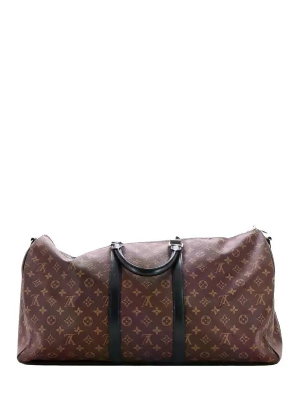 LOUIS VUITTON Keepall Bandouliere 55 Travel Bag - Brown