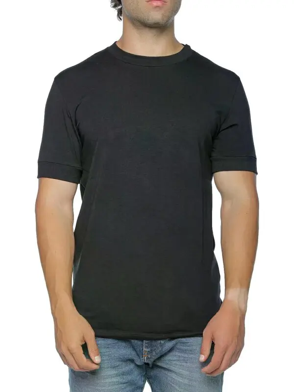 DRYKORN Anton Ribbed-cuff T-shirt - Black