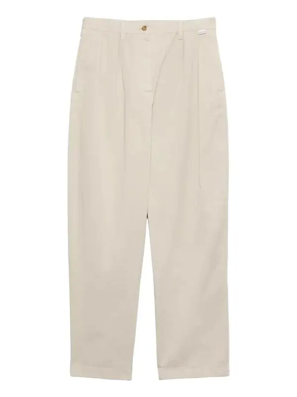 Prada Garbardine Drawstring Pants - Neutrals