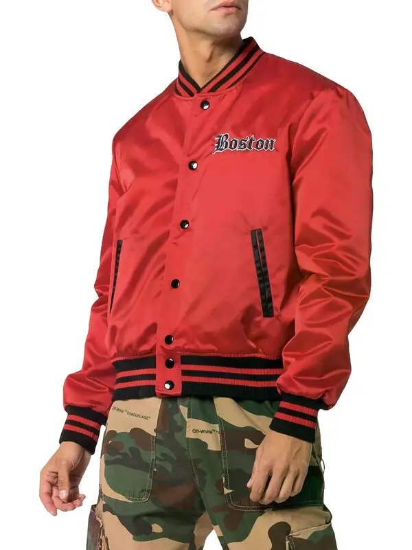 COUNTY OF MILAN Sox Bomber Jacket - Red