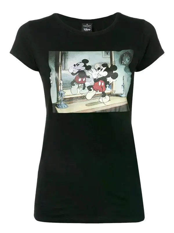 COUNTY OF MILAN Marcelo Burlon X Disney Mickey Mouse Print T-shirt - Black