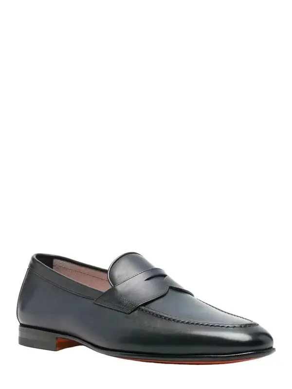 Santoni Carlos Penny Loafers - Blue