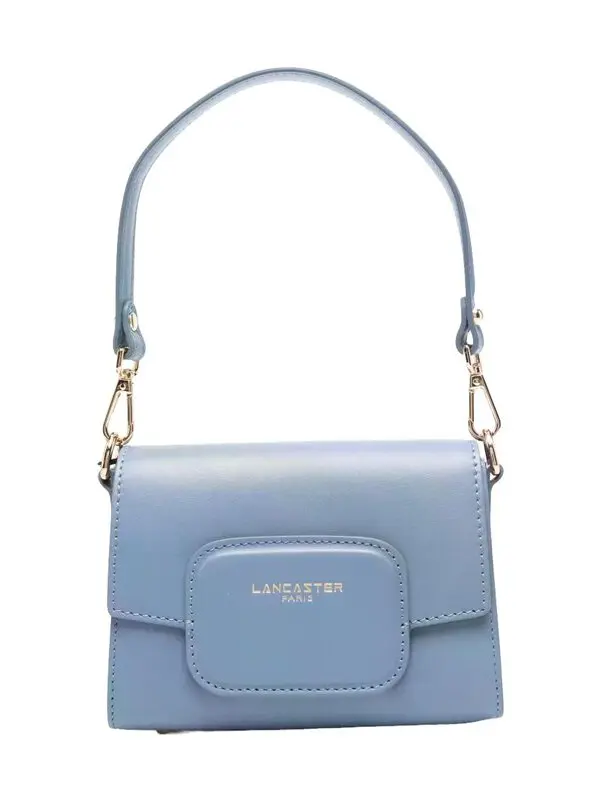 LANCASTER Mini Logo-print Leather Tote Bag - Blue