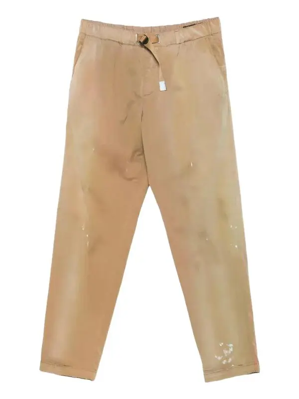 WHITE SAND Belted Trousers - Neutrals