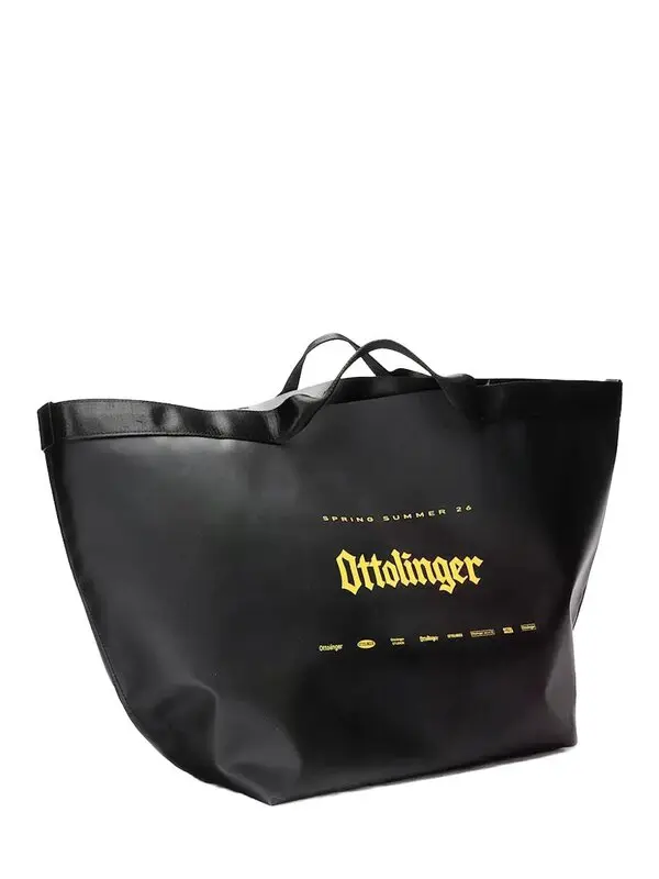 Ottolinger Logo Print Shopper Tote Bag - Black