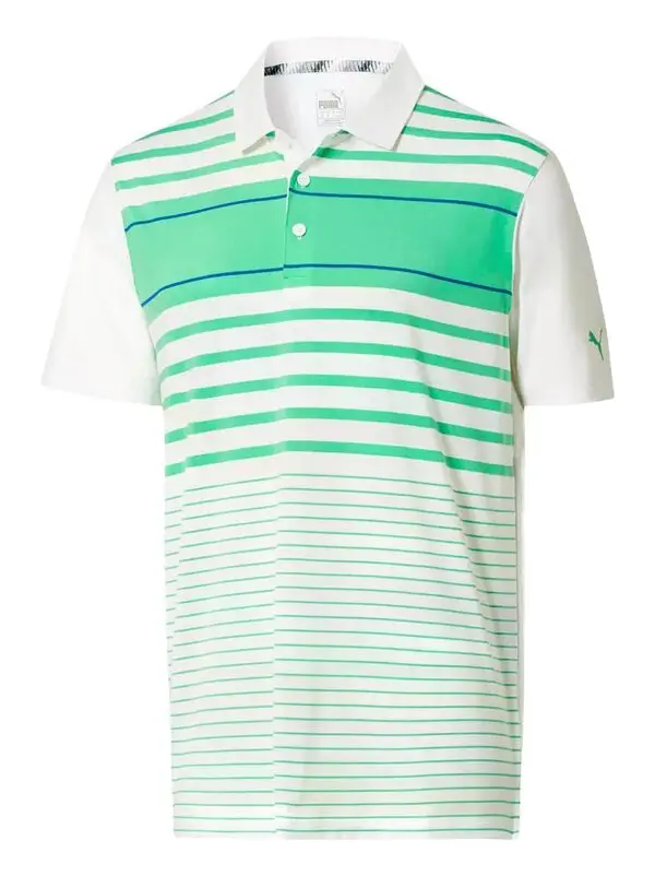 PUMA Spotlight Striped Polo Shirt - White