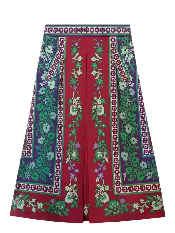 La DoubleJ Santa Monica Maxi Skirt - Red