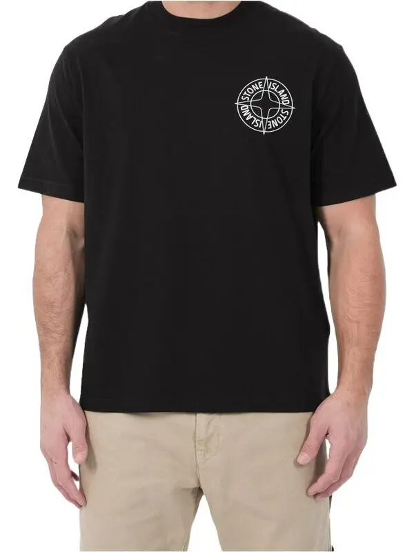Stone Island Crew Neck T-shirt - Black
