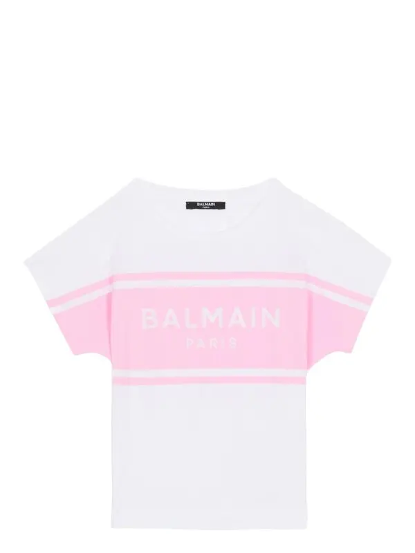Balmain Paris Logo T-shirt - Pink