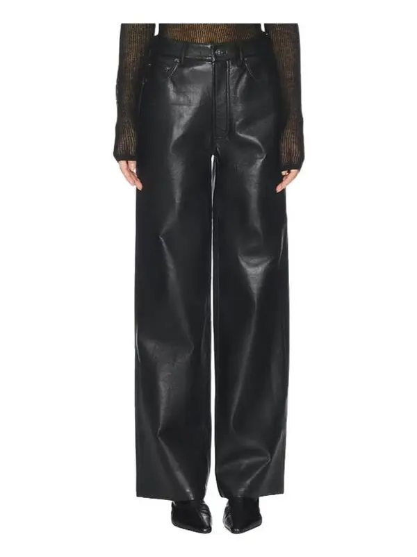 ANINE BING Manon Elasticated Trousers - Black