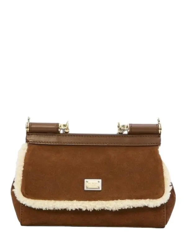 Dolce & Gabbana Sicily Small Tote Bag - Brown