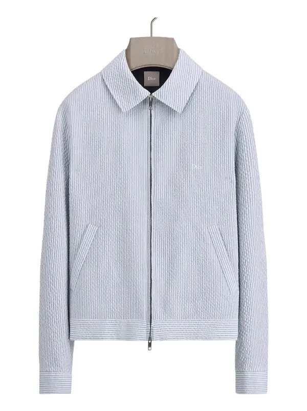 Dior Riviera Zipped Jacket - Light Blue