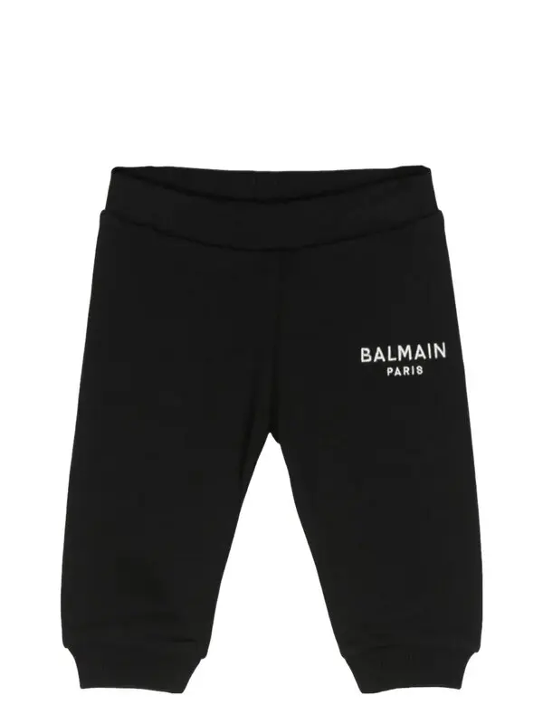 Balmain Logo-print Cotton Track Pants - Black