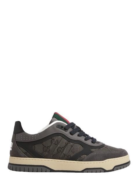 Gucci Low Top Sneakers With Interlocking G Detail - Grey