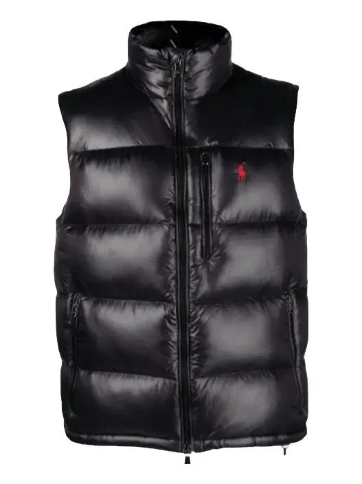 Polo Ralph Lauren Sleeveless Zip-up Gilet - Black