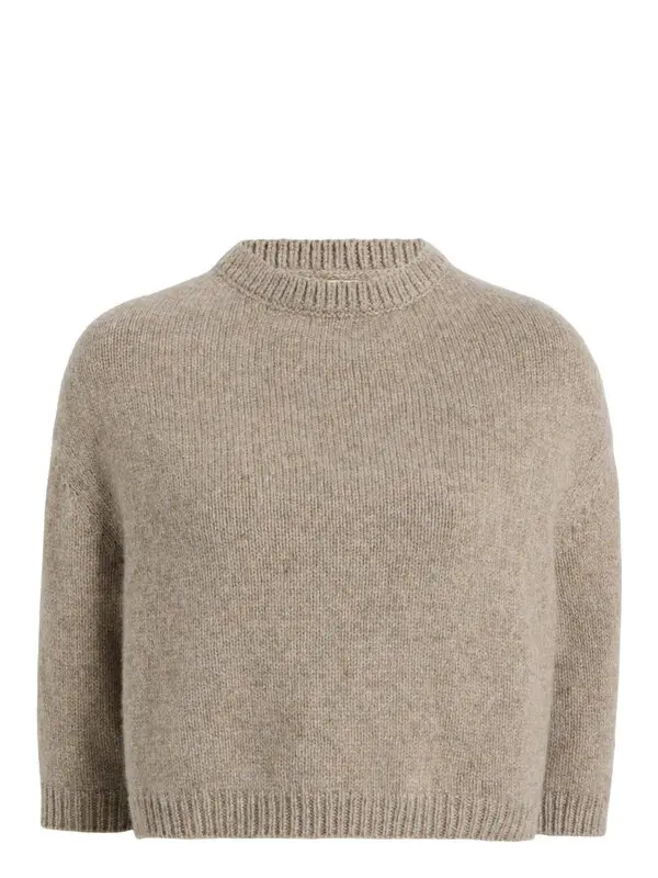 Khaite Sabina Crew-neck Sweater - Nude