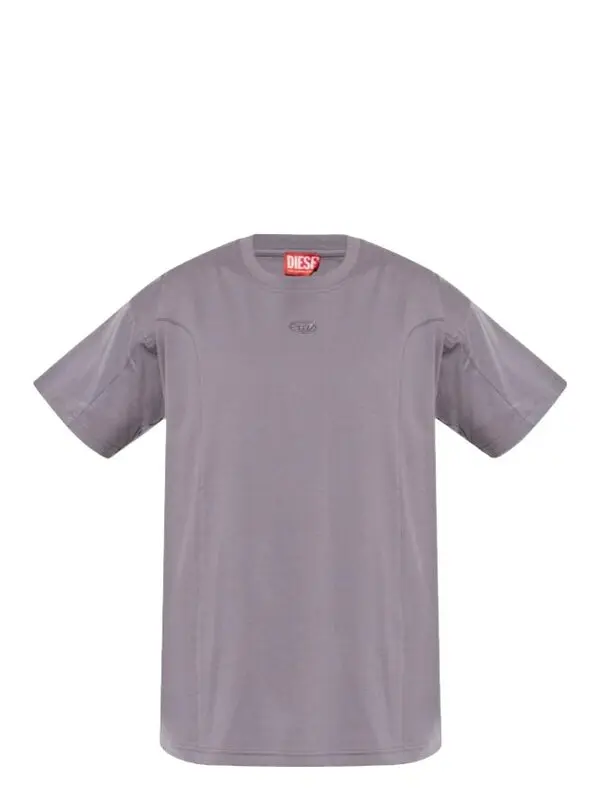 DIESEL® T-norm-int Logo T-shirt - Gray