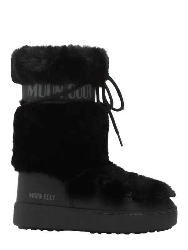 Moon Boot Ltrack Faux-fur High Boots - Black