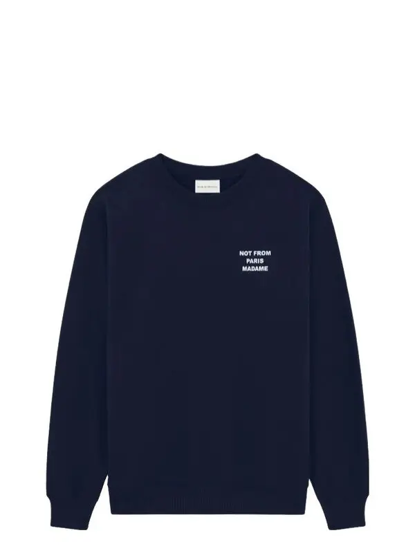 Drole De Monsieur Long Sleeve Sweatshirt - Black