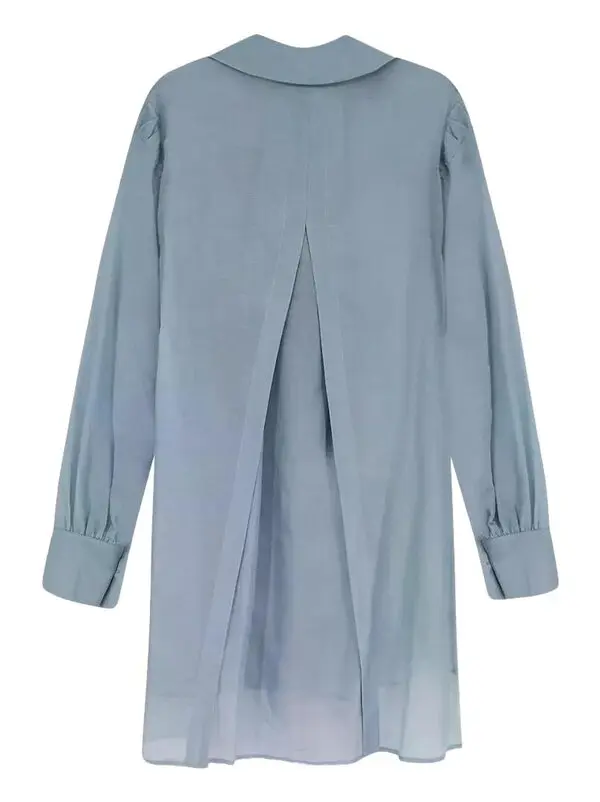 SEMICOUTURE Rachelle Oversized-fit Shirt - Blue