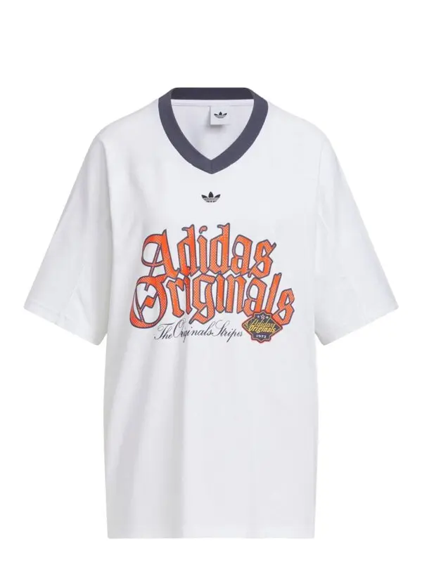 Adidas Loose Fit T-shirt Asia Sizing - White