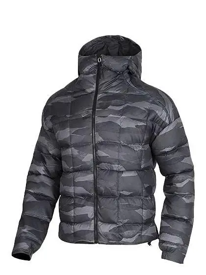 Adidas Camouflage Outdoor Down Jacket - Black
