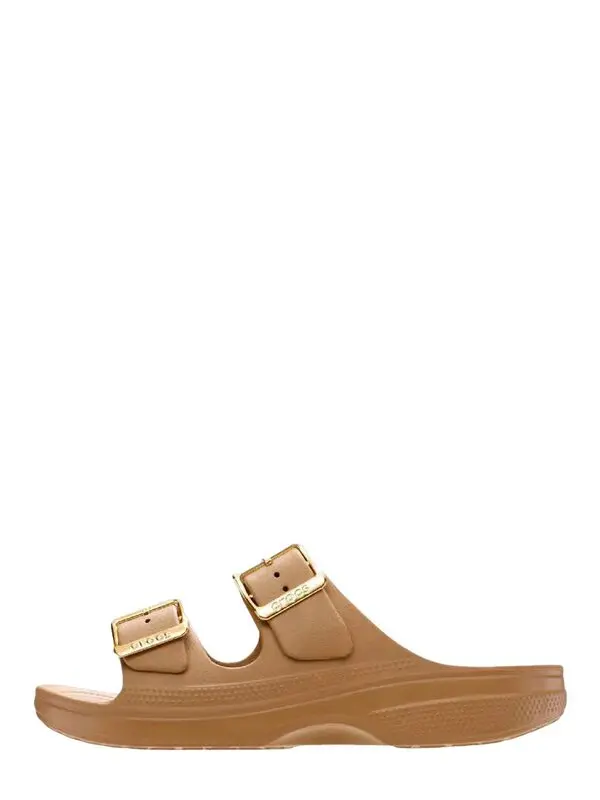 CROCS Metallic Buckle Sandal - Sepia