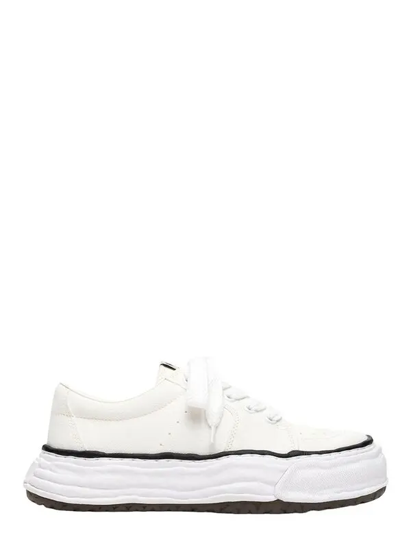 Mihara Yasuhiro Eric Og Sole Canvas Low - White