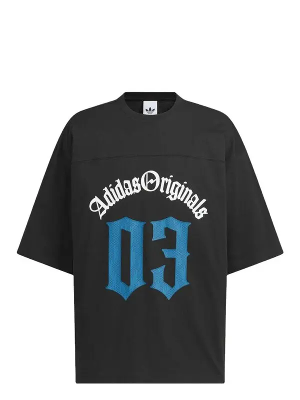 Adidas Oversized Fit T-shirt Asia Sizing - Black