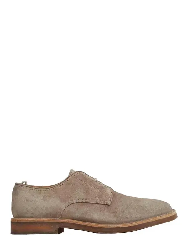 Officine Creative Hopkins Suede Derby Shoes - Neutrals