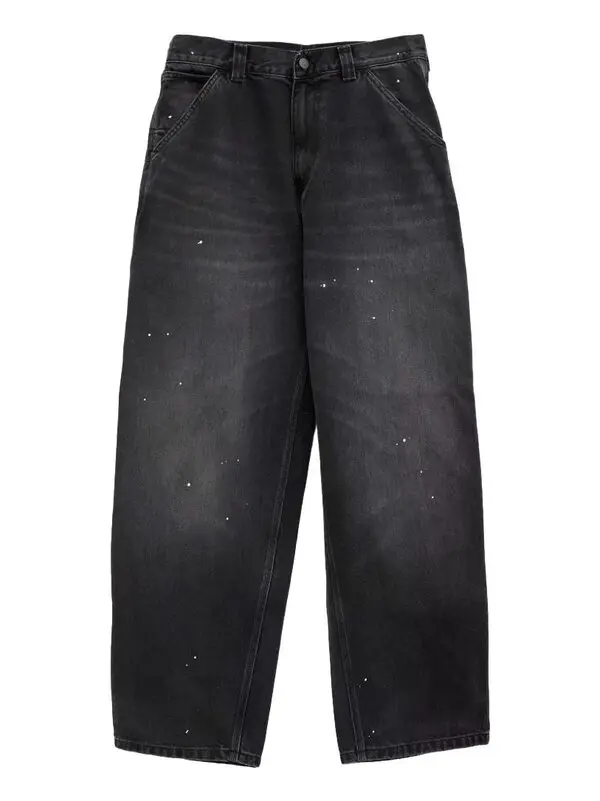 Carhartt Work In Progress Single Knee Carpenter Jeans - Black