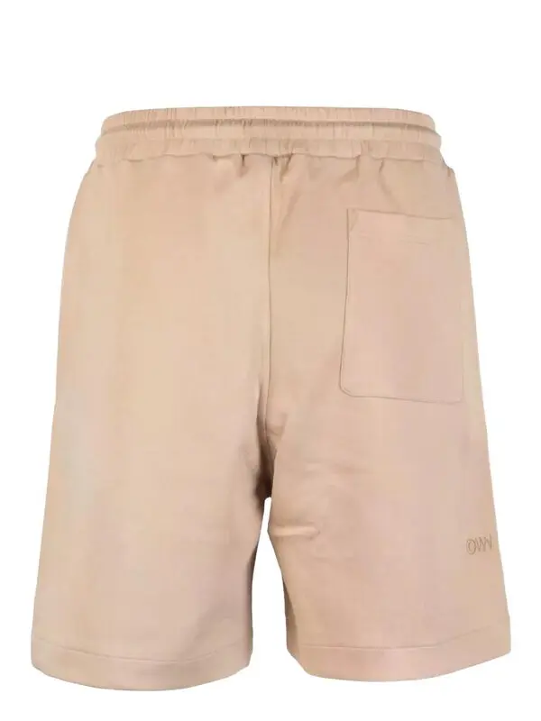 OWN Drawstring Waist Panelled Shorts - Neutrals