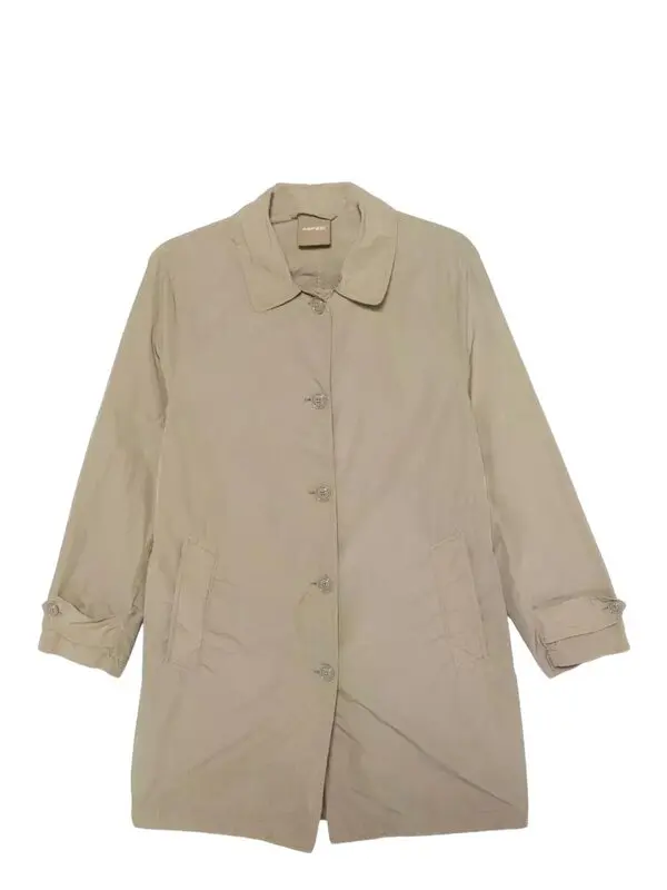 Aspesi Long-sleeve Buttoned Coat - Neutrals
