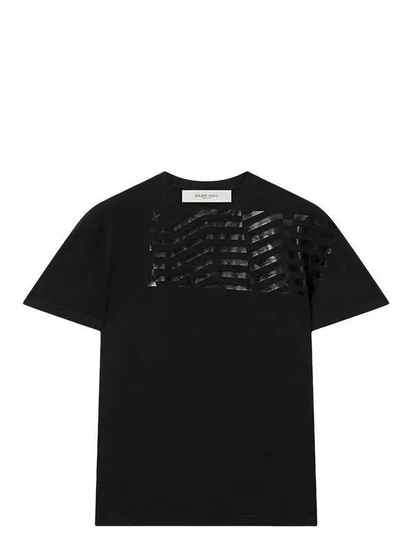 GOLDEN GOOSE Short Sleeve T-shirt - Black