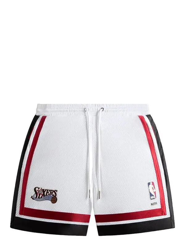 Kith For Nba All-star Philadelphia 76ers Shorts - White