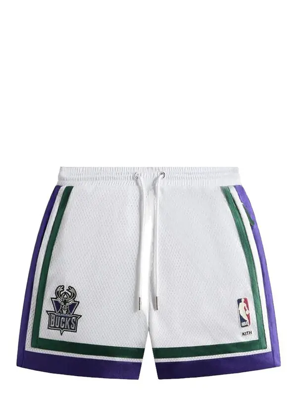 Kith For Nba All-star Milwaukee Bucks Shorts - White