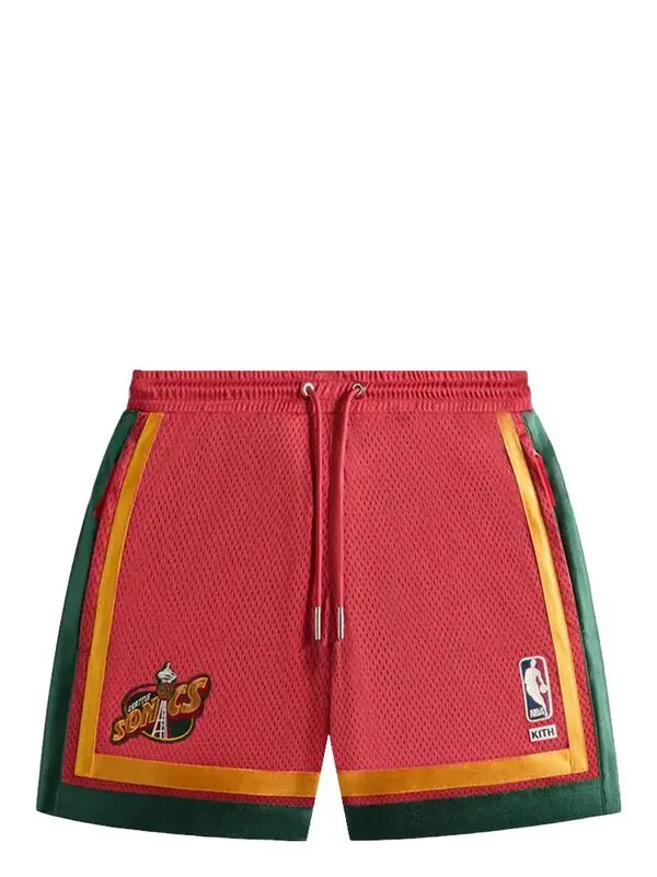 Kith For Nba All-star Seattle Supersonics Short - Crimson