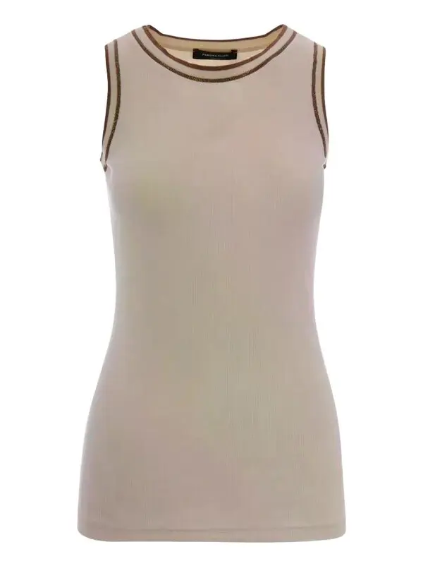 Fabiana Filippi Ribbed Knit Tank Top - Neutrals