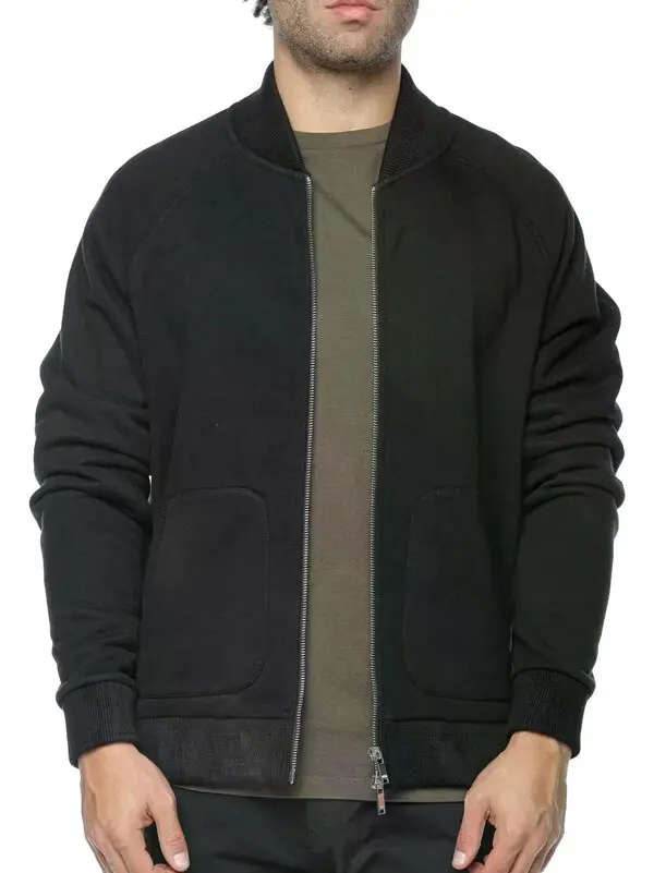 DRYKORN Raglan-sleeve Zip-up Sweatshirt - Black