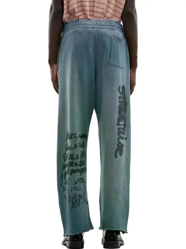 PALY Streetwise Airbrush Track Pants - Blue