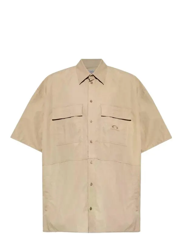 Balenciaga Short-sleeve Pocket Shirt - Neutrals