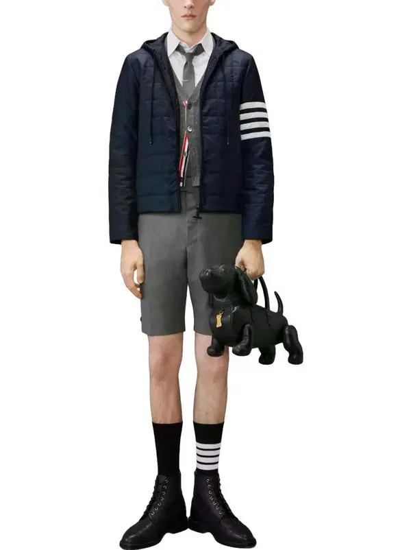 Thom Browne Ripstop Quilted Jacket - Blue